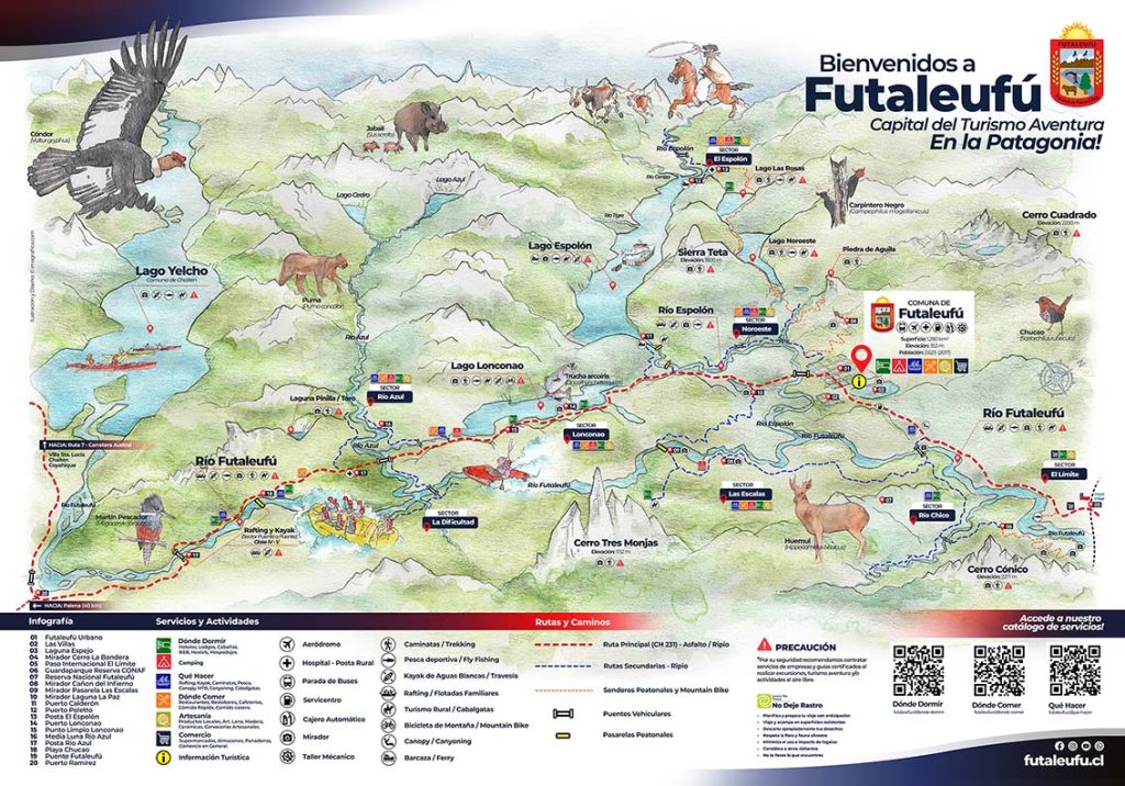 Mapa Catálogo Turístico – Ilustre Municipalidad de Futaleufu